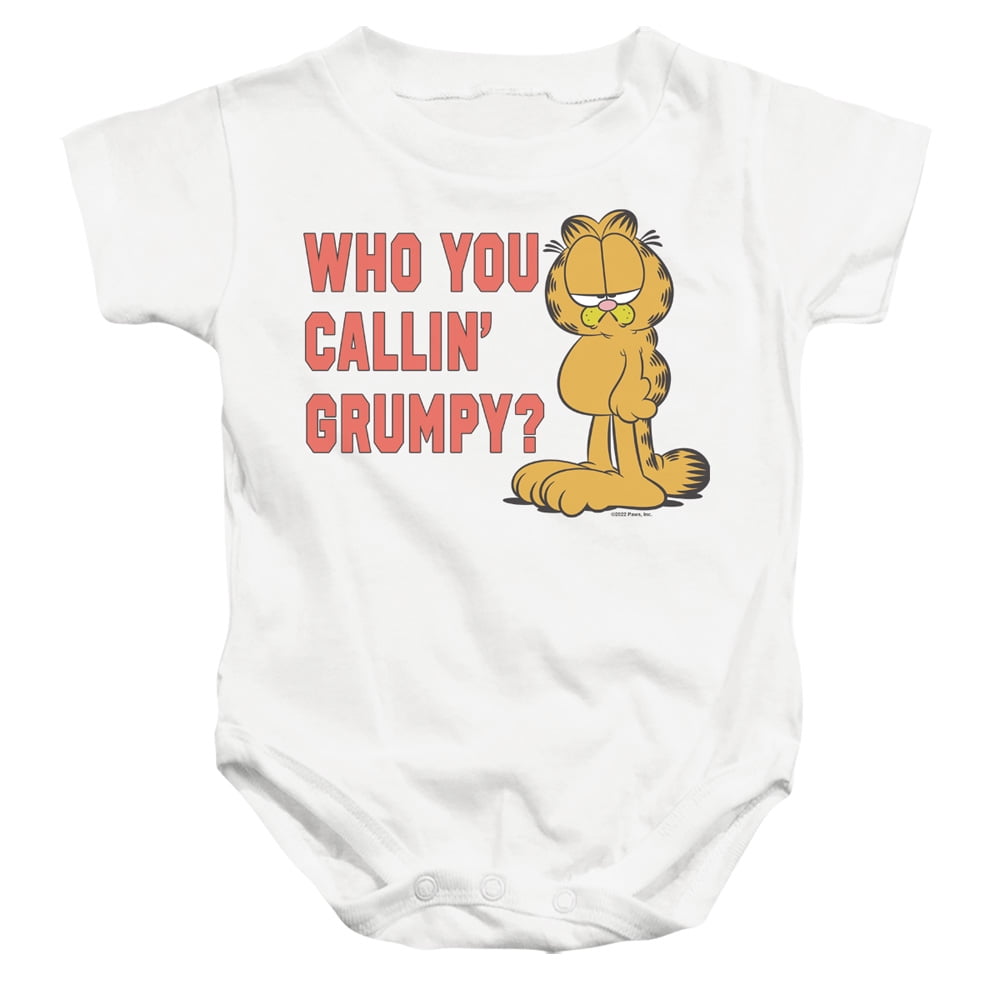 Garfield Who You Callin Grumpy Unisex Infant Snap Suit for Baby (24 ...