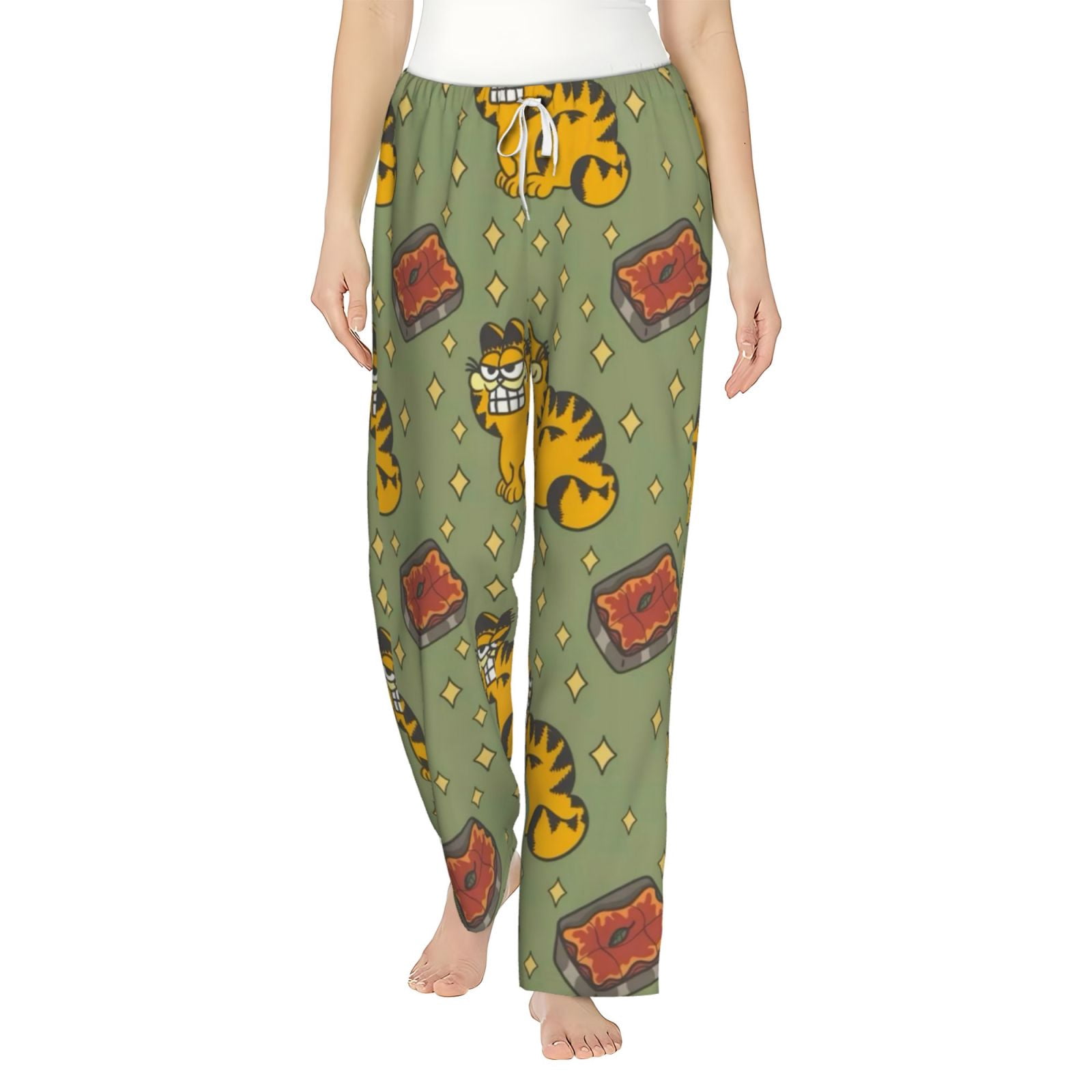 Garfield Women'S Comfortable Casual Pajama Pants With Pockets And ...