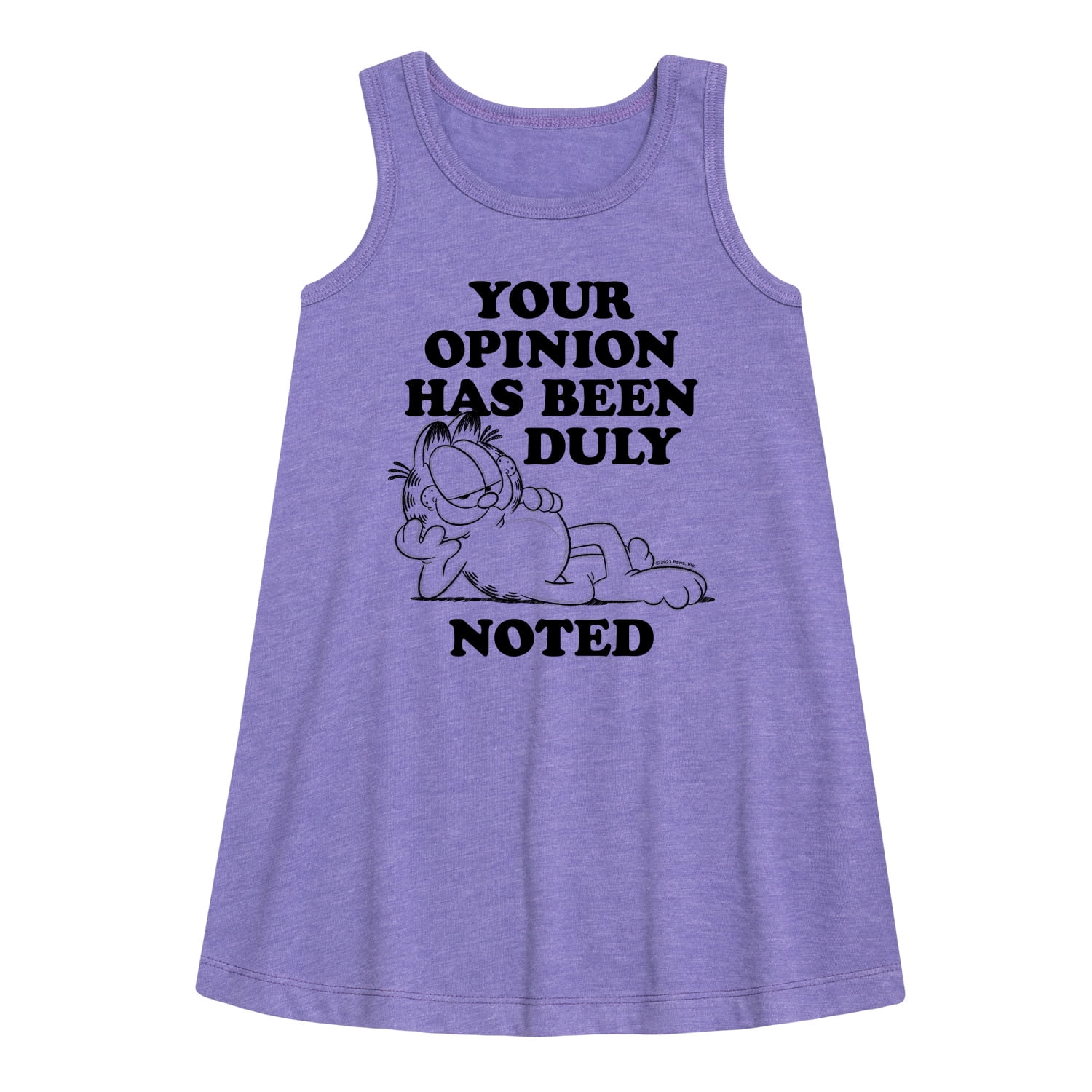 Garfield - Your Opinion Has Been Duly Noted - Toddler & Youth Girls A ...