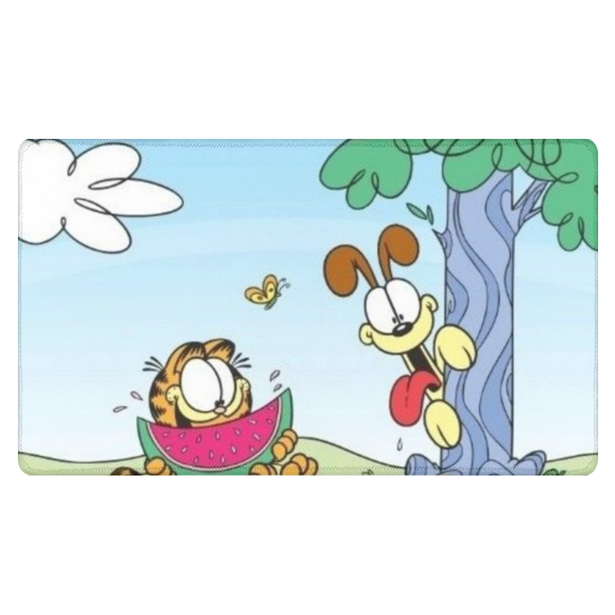Garfield cute24*14in Genshin Impact Comfortable Mouse Pad Gaming Mouse Mat Cute with animation ...