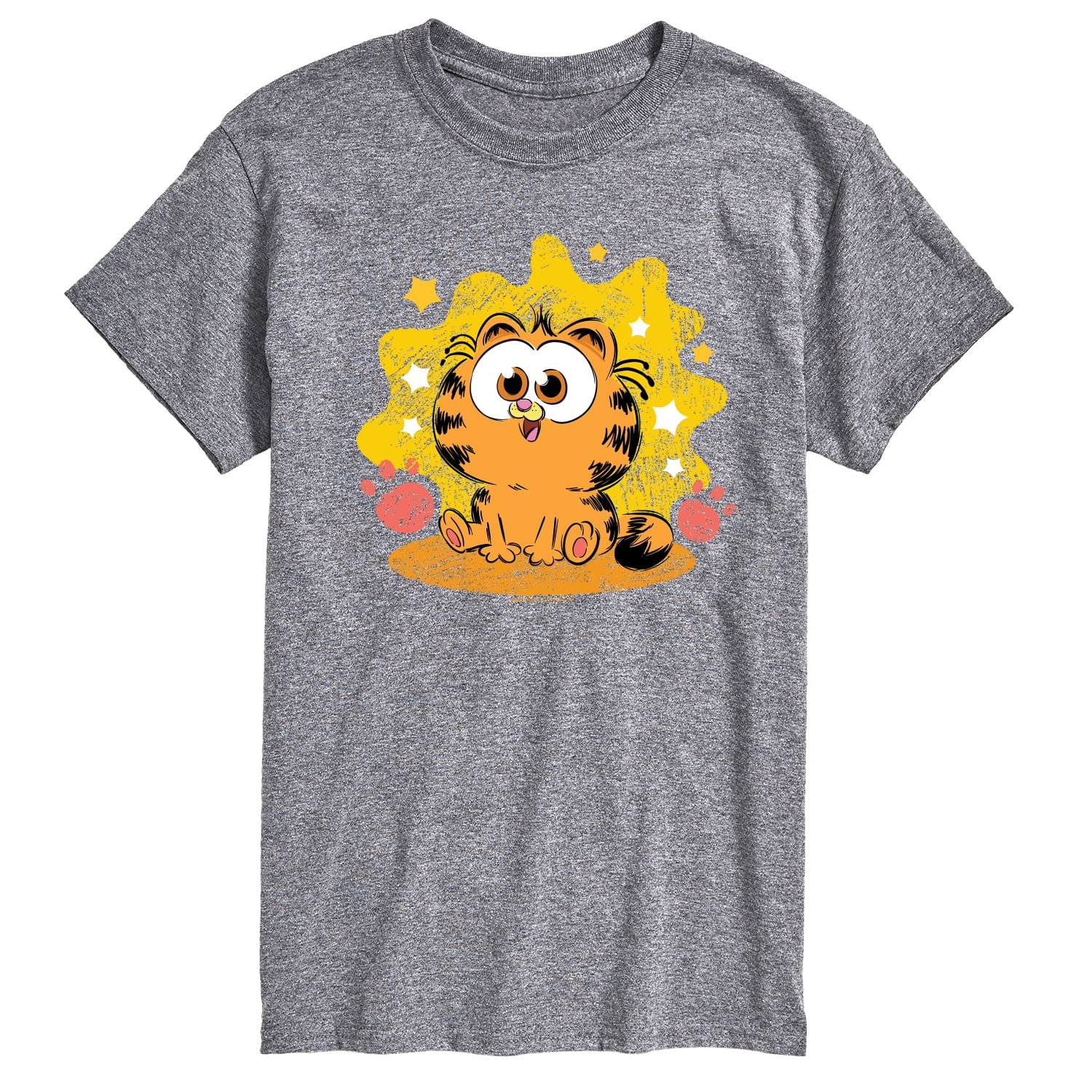 Garfield the Movie - Baby Garfield Paws And Stars - Adult Short Sleeve ...