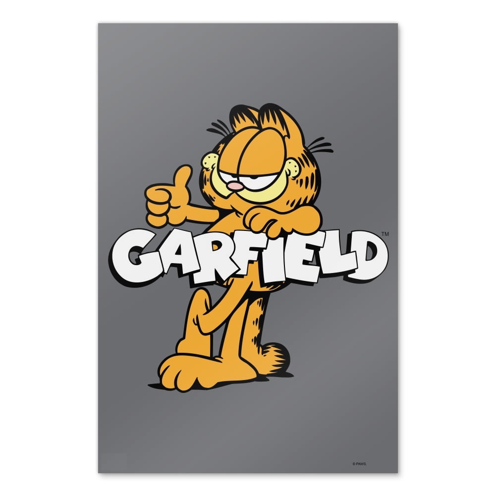 Garfield with Logo Wall Art Picture Paper Poster Décor Home Decoration ...