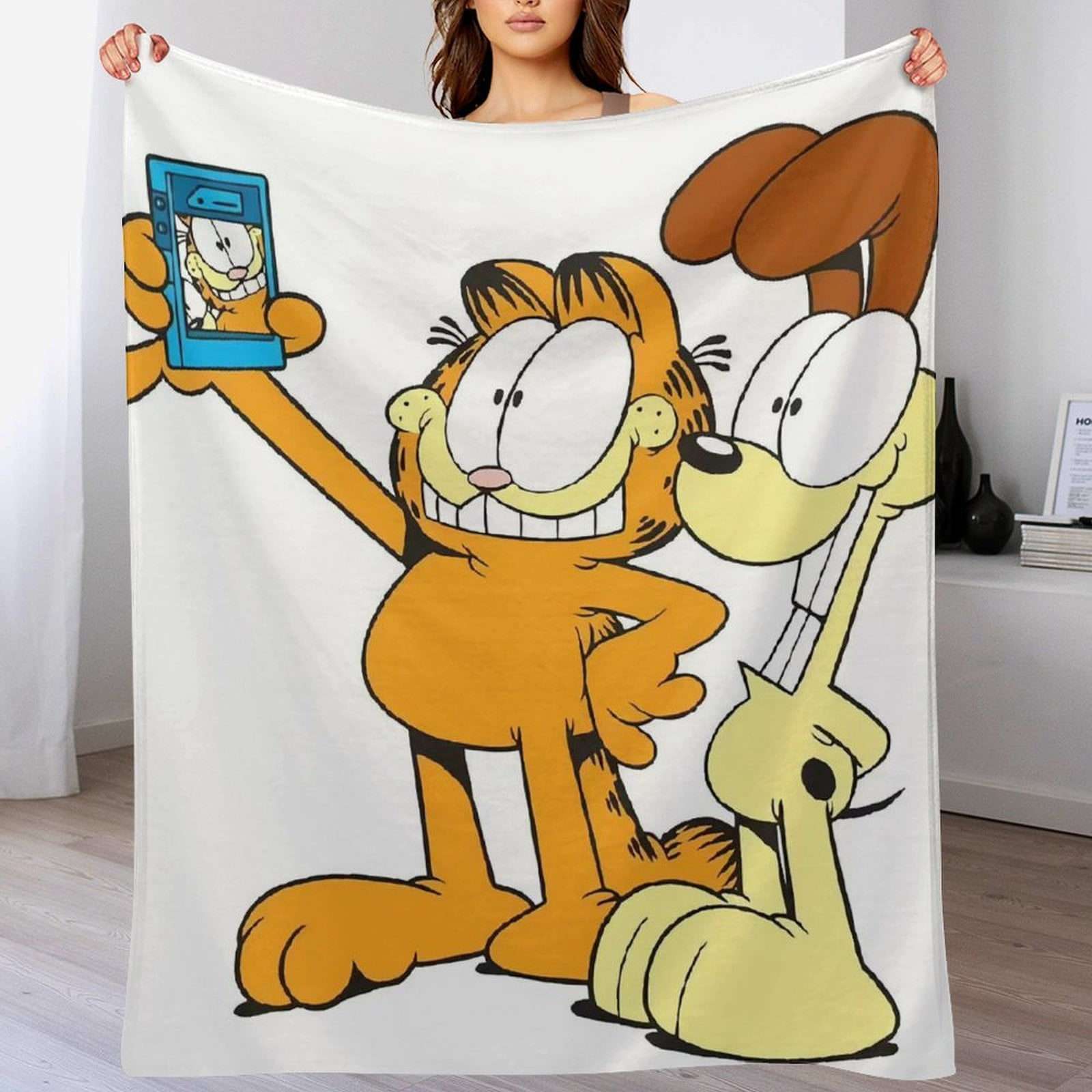 GarfieldBlanket autumn air conditioning sofa blanket cartoon children's ...
