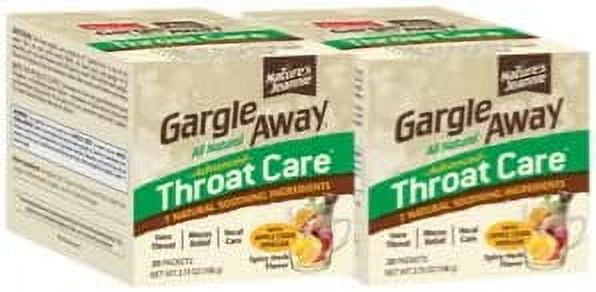 Gargle Away All-Natural Throat Care - Soothes Sore Throat, Tough Mucus ...