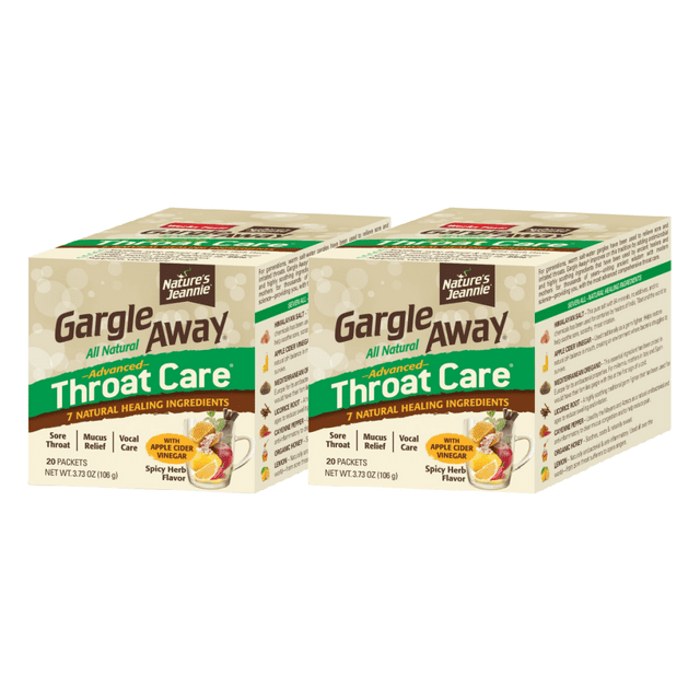 Gargle Away All-Natural Throat Care - Soothes Sore Throat, Tough Mucus ...