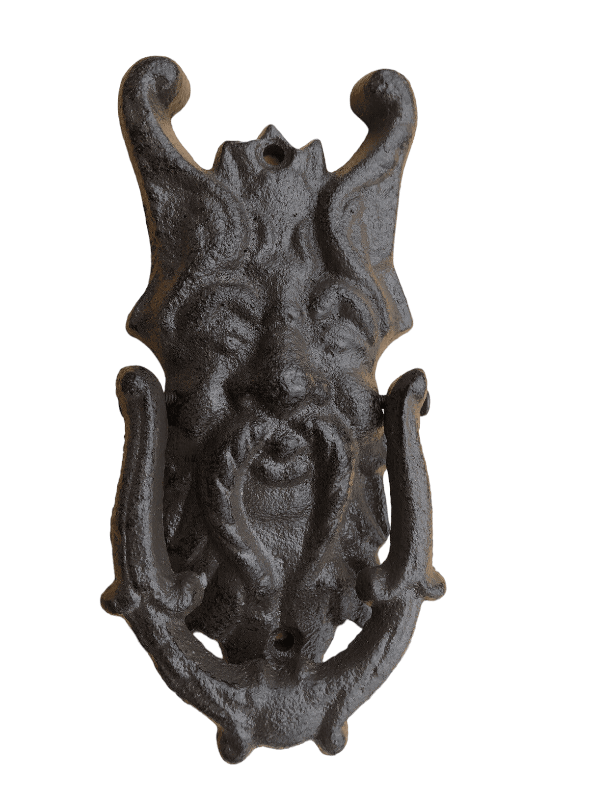 Gargoyle Door Knocker Griffin Greek Rustic Brown Victorian Restoration ...