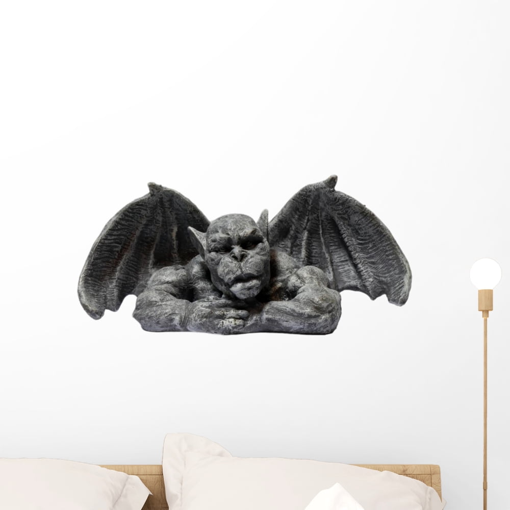Gargoyle Wall Mural by Wallmonkeys Peel and Stick Graphic (24 in W x 12 ...