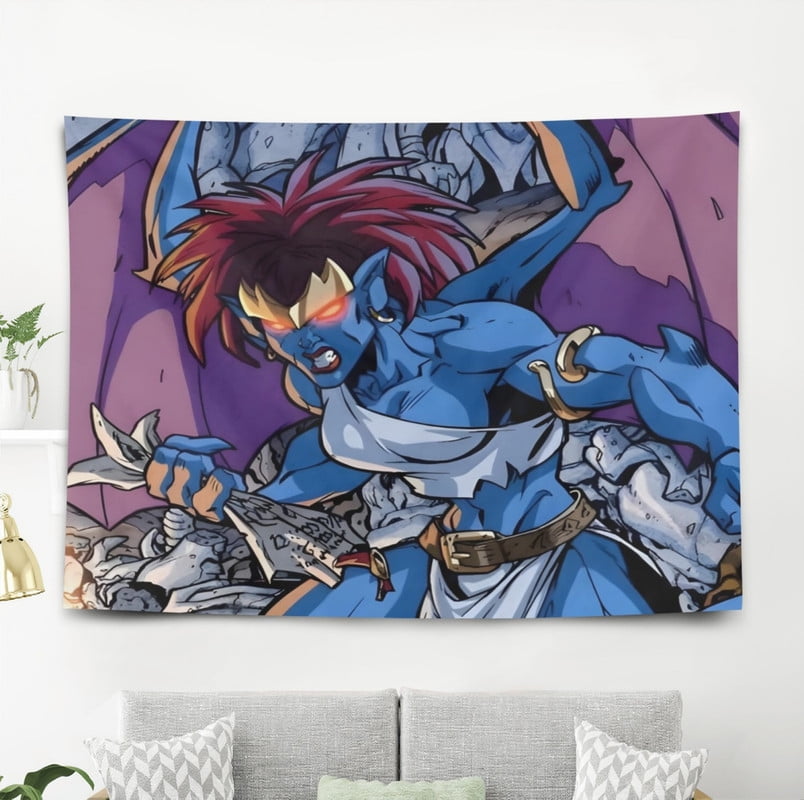 Gargoyles pattern wall hanging 50*60 inches high-quality peach skin ...