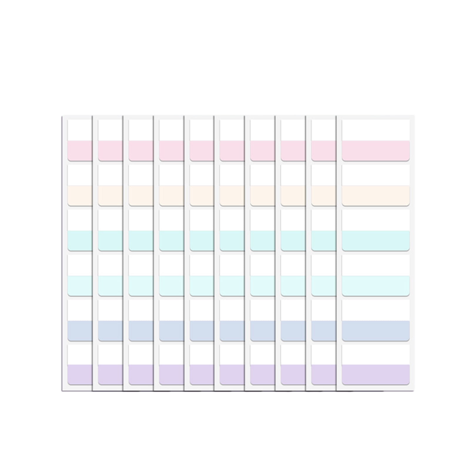 Garhelper 60-240pcs Sheets Sticky Index Tabs, Writable File Tabs Flags ...