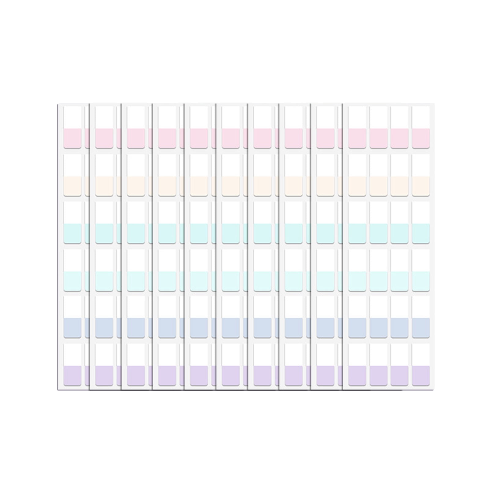 Garhelper 60-240pcs Sheets Sticky Index Tabs, Writable File Tabs Flags ...