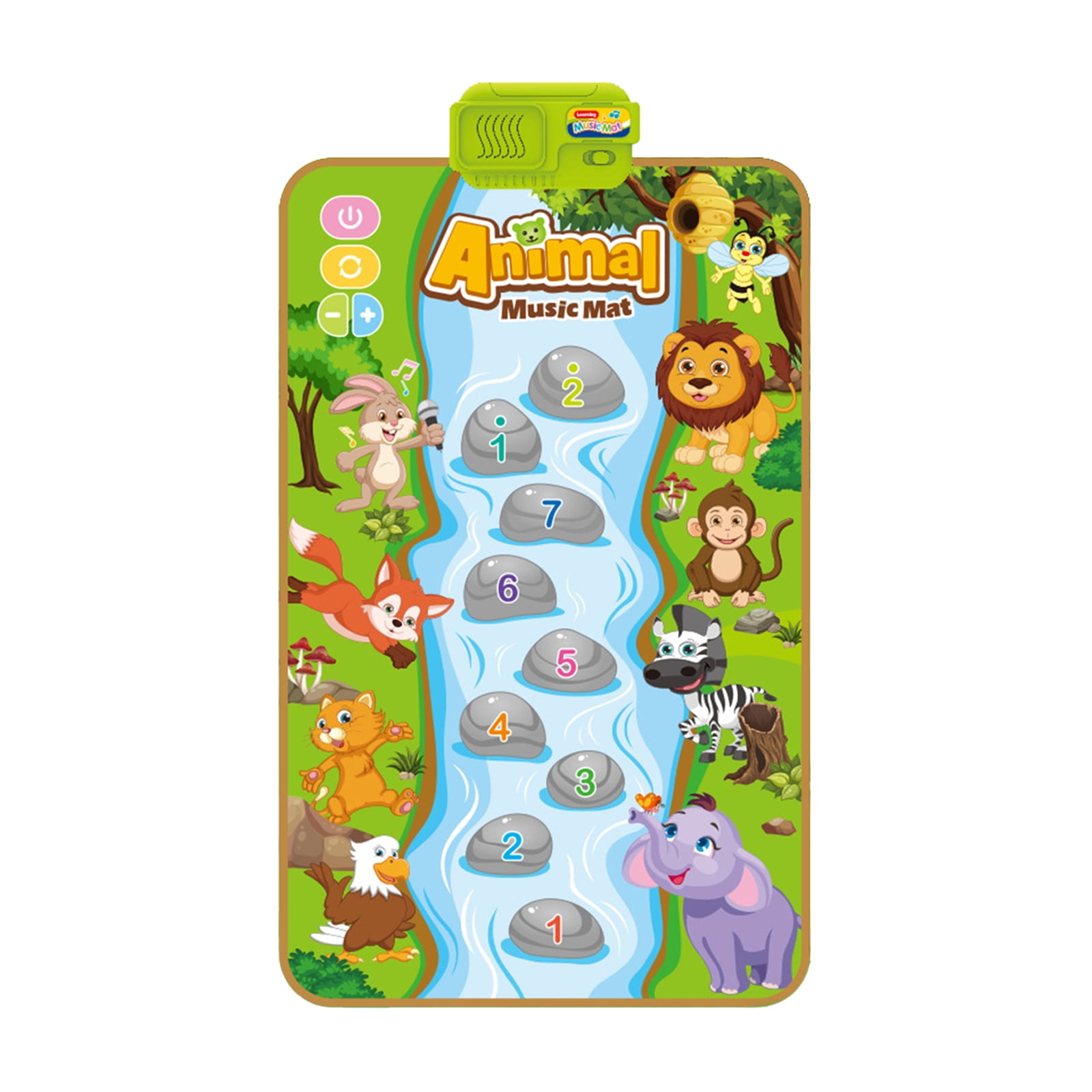 Garhelper Baby Music Mat Toys: Dinosaur Dance Pad For Toddlers Age 2-4 ...