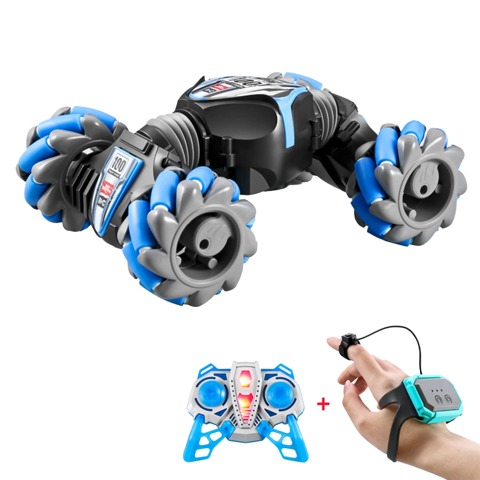 Garhelper Gesture Sensing Rc Stunt Car With Light & Music & Tail Spray, Remote Control Gesture ...