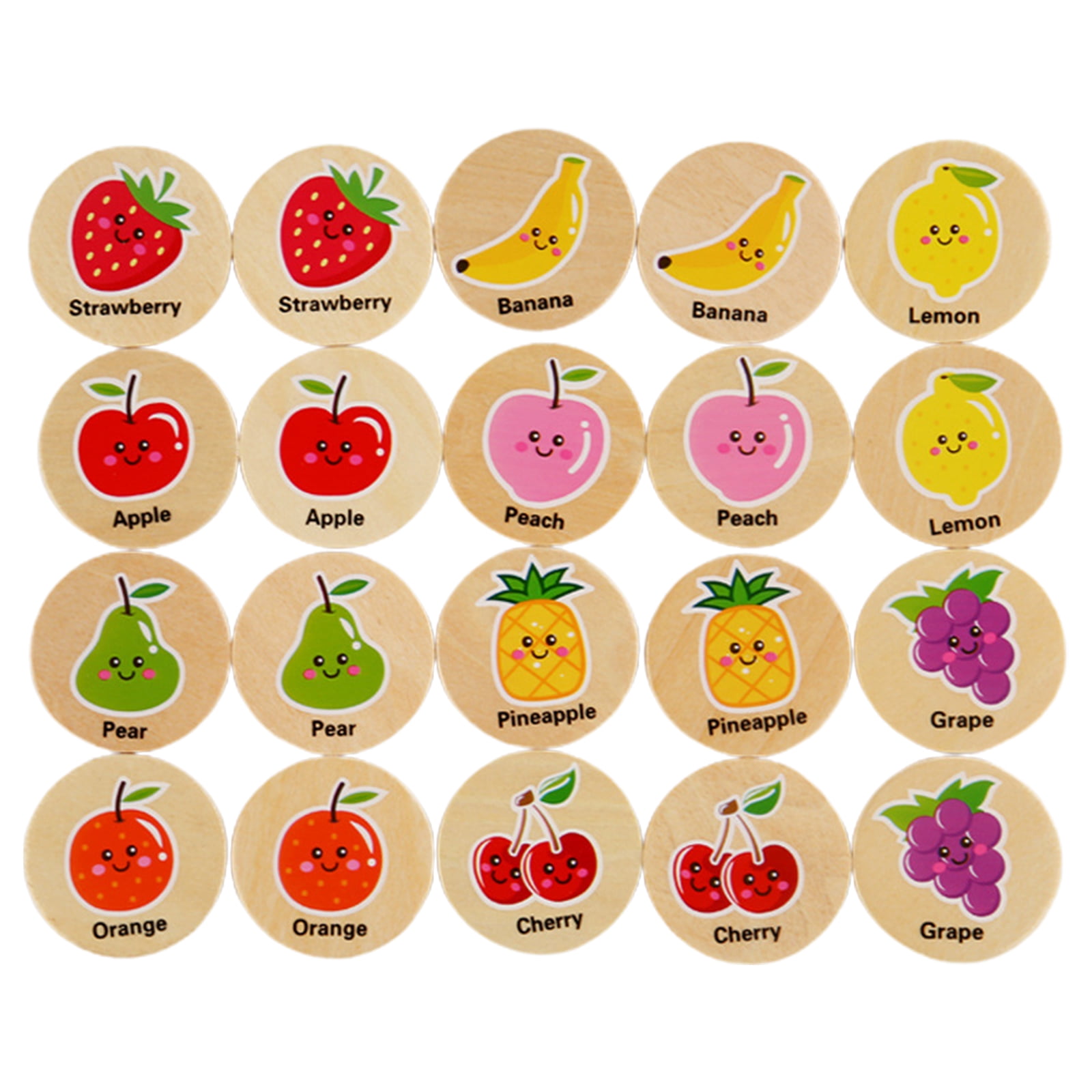 Garhelper Wooden Memory Game For Kids,Preschool Educational Memory ...