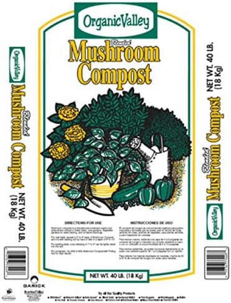 Garick Bg40mcov Organic Valley Mushroom Compost, 40 Lb - Walmart.com