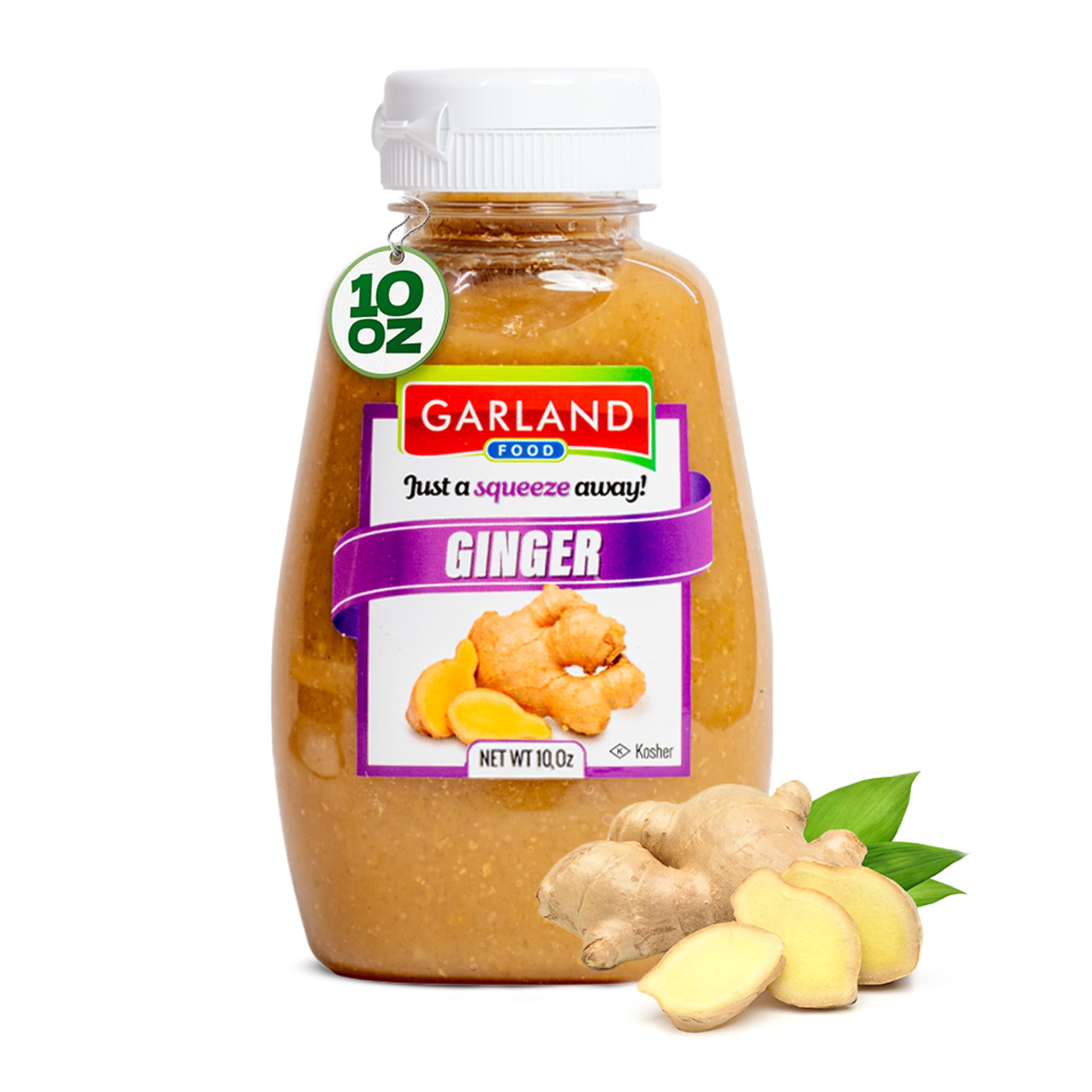 Garland Food Squeezable Ginger MFF30 Paste 10 oz - Made in the USA ...