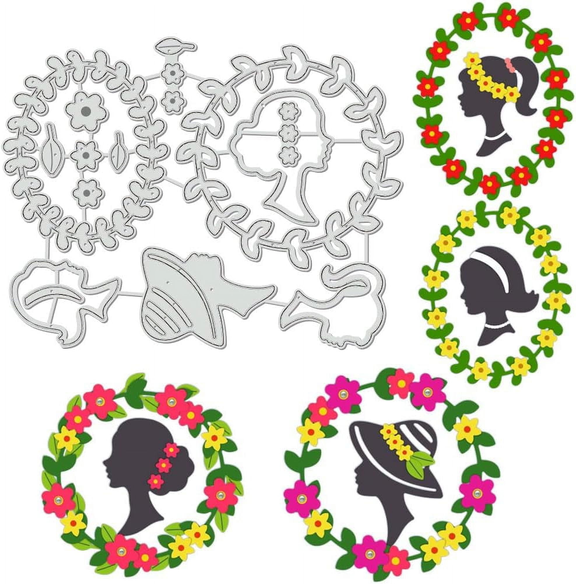 Garland Girl Carbon Steel Cutting Dies Character Theme Embossing ...