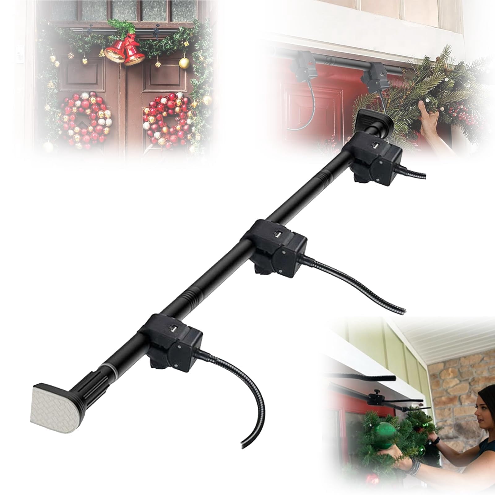 Garland Hanger for Door Frame, Door Garland Hanger, Adjustable Fits 32 ...