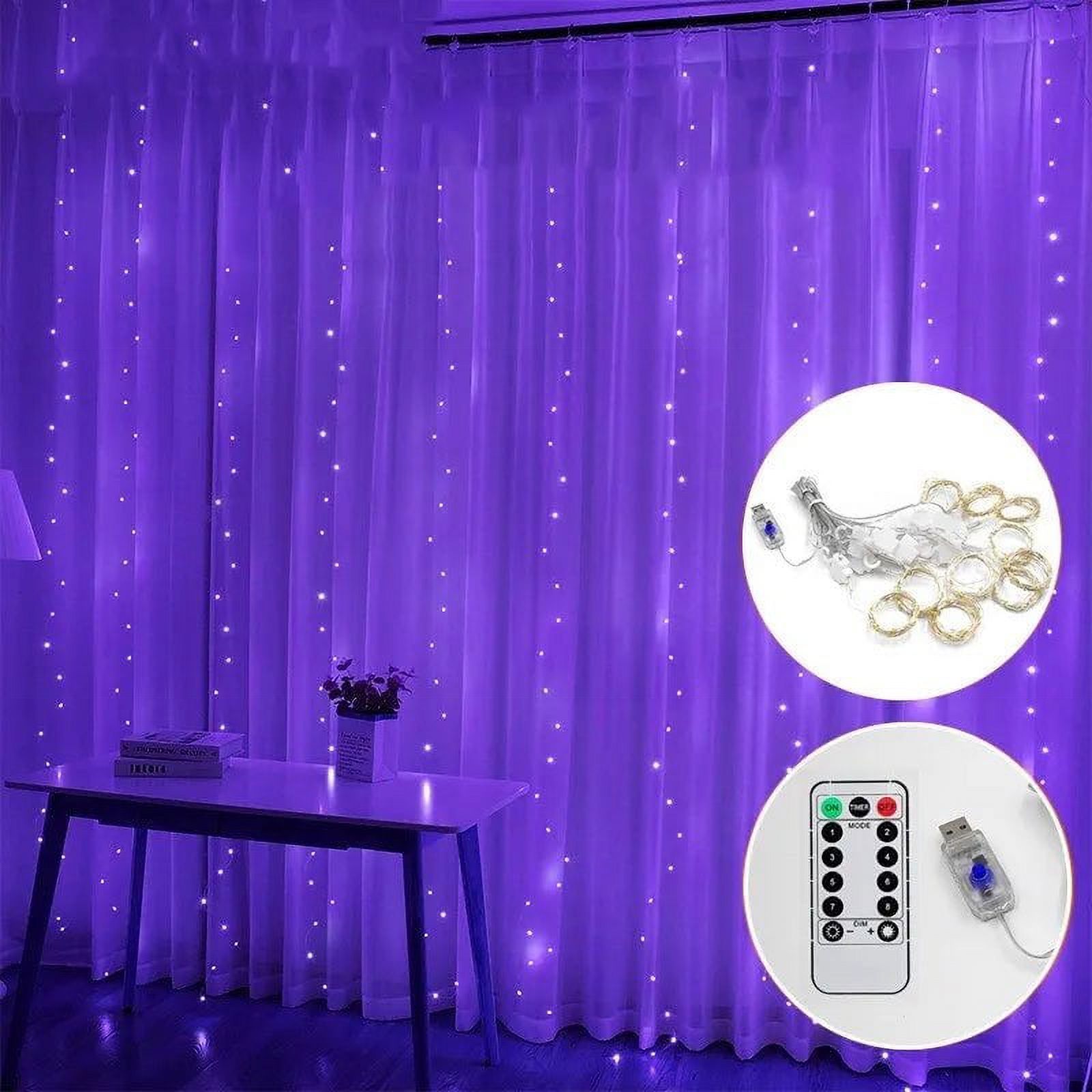 Garland LED Curtain Lights - Walmart.com