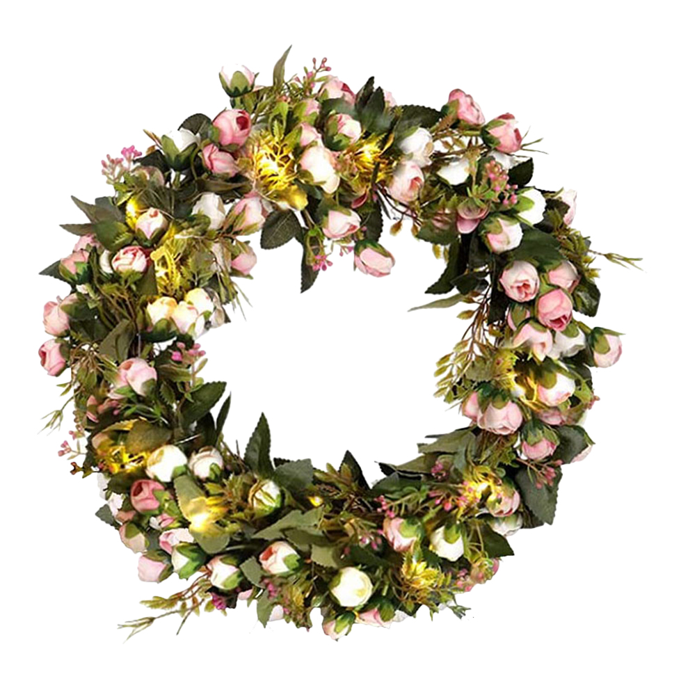 Garland Lighted Rose Versatile Decorative Accessory - Walmart.com