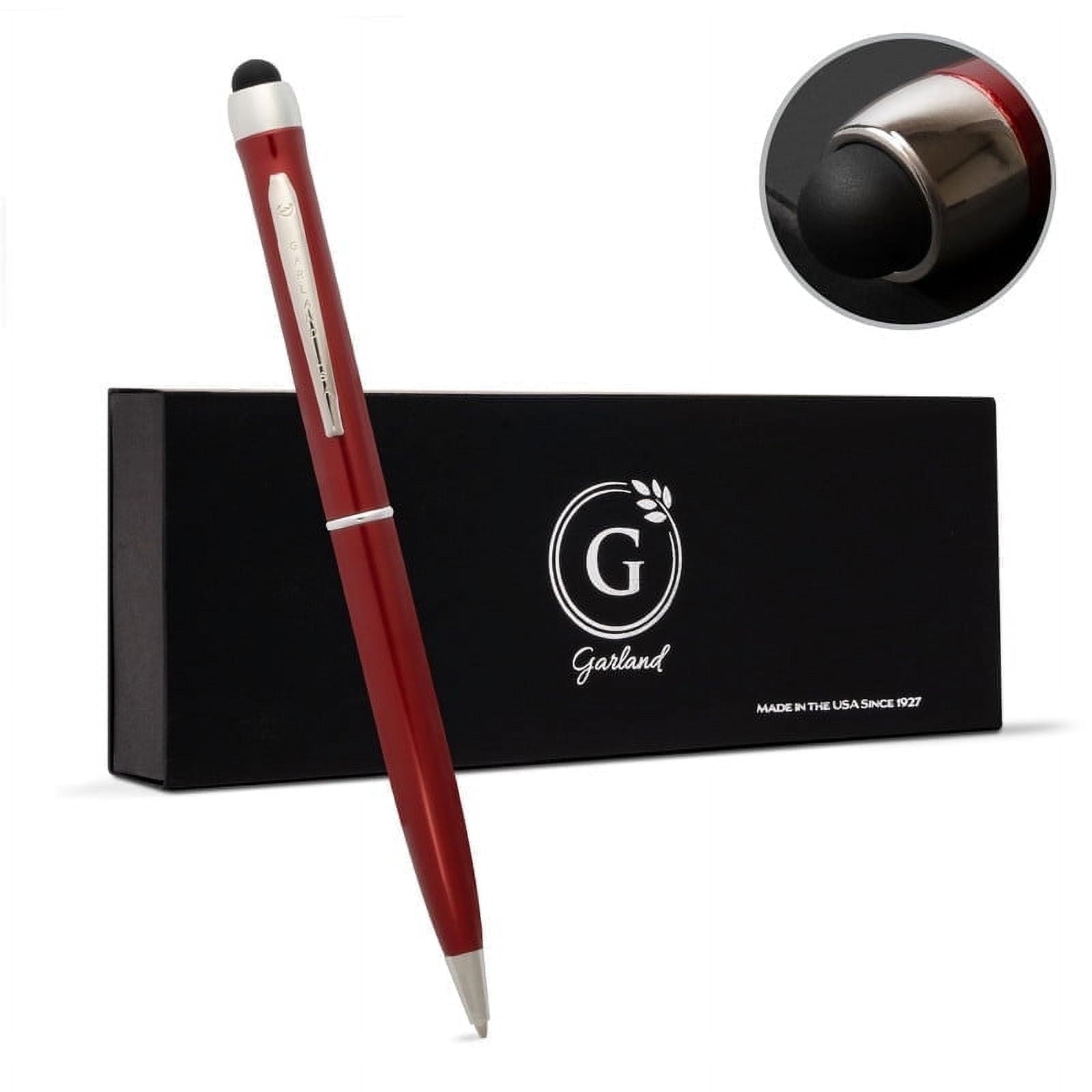 Garland Metal Twist Pen & Stylus– Made in USA- 2-In-1 Dual-Function ...