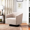 Garland Oatmeal Polyester Foam Swivel Chair | For Outdoor Patios ...