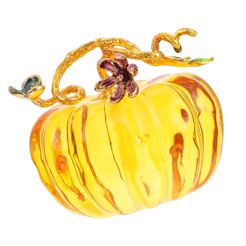Garland Ornaments Glass Crystal Pumpkin Home Decor Small Craft ...