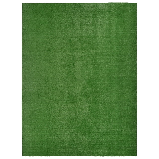 Garland Rug Artificial Grass Green Indoor/Outdoor Area Rug, 12' x 15 ...