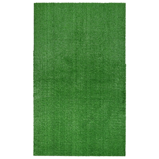 Garland Rug Artificial Grass Green Indoor/Outdoor Area Rug, 7' x 10 ...