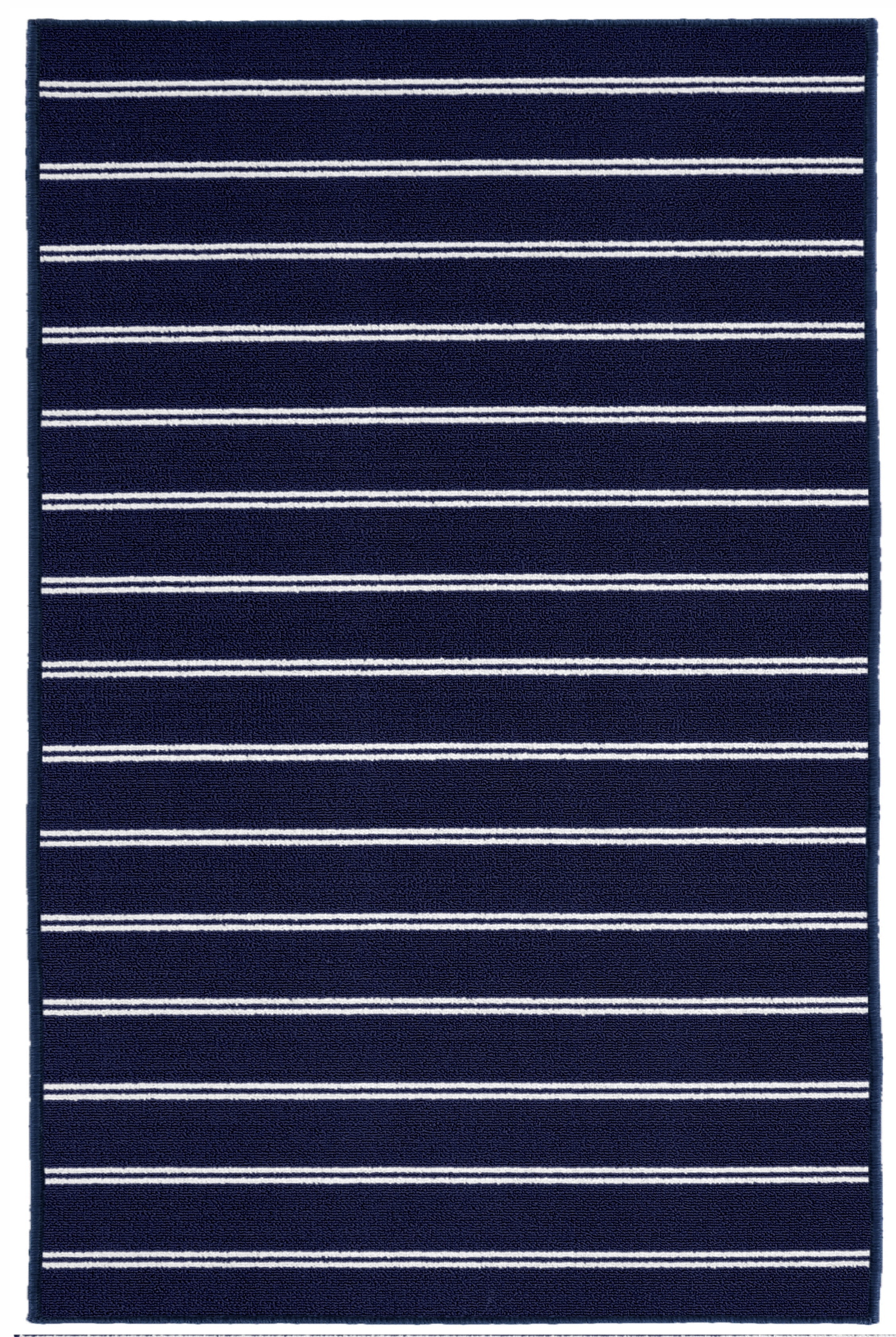 Garland Rug Avery Indoor Area Rug - Navy 4x6 - Walmart.com
