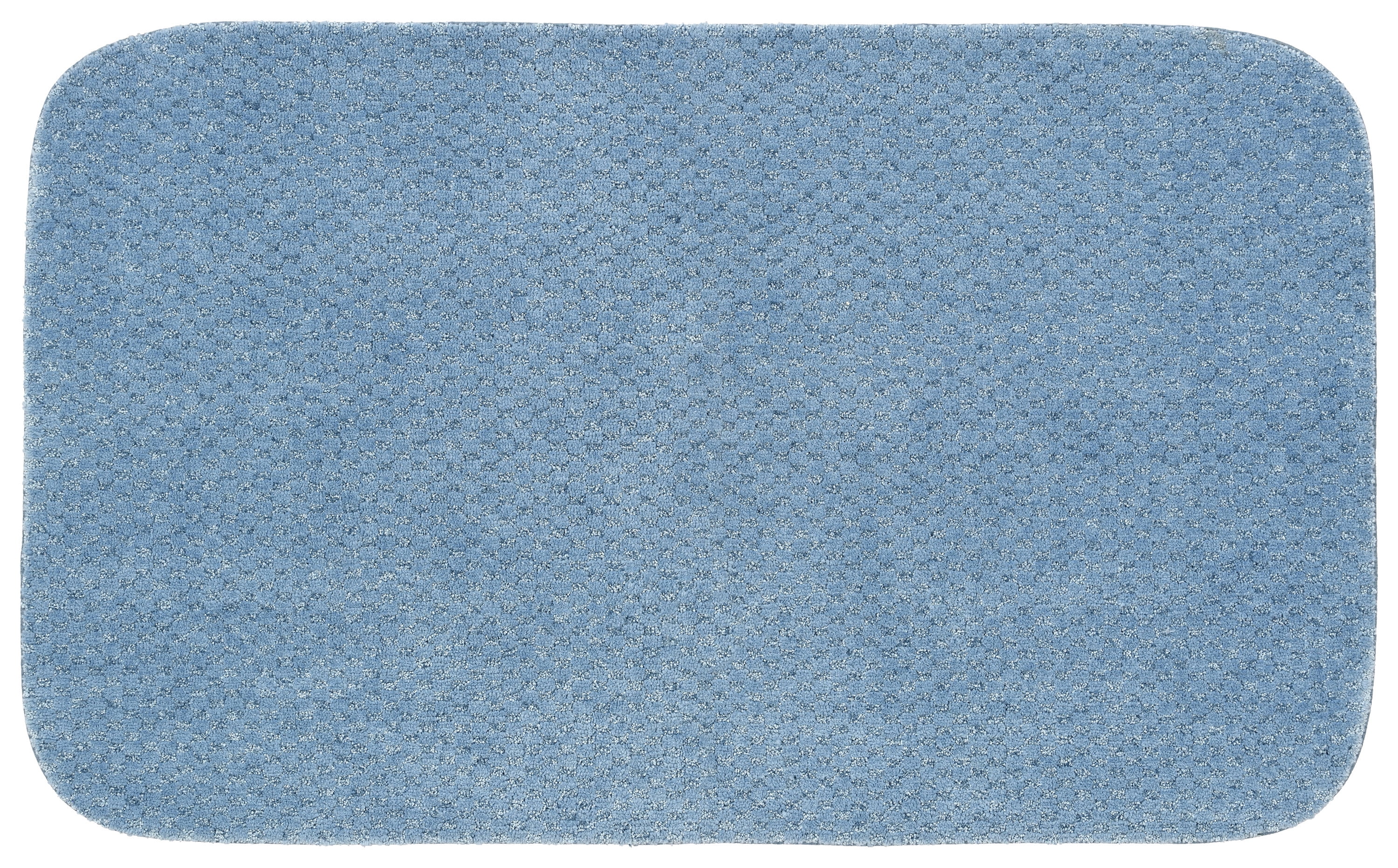Garland Rug Cabernet Washable Nyon Basin Blue Bath Rug, 30" x 50 ...