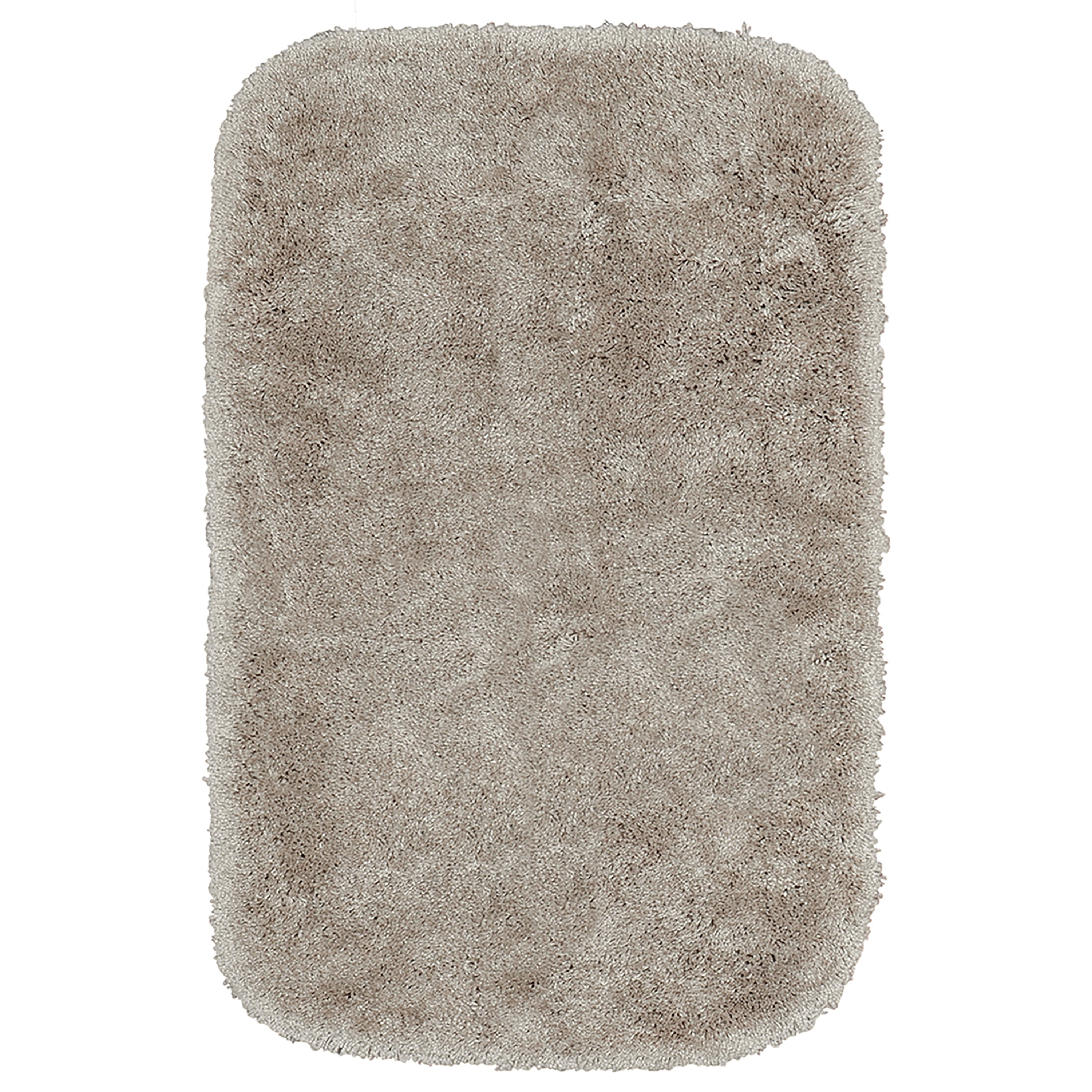 Garland Rug Finest Luxury Washable Nylon Taupe Bath Rug, 30" x 50 ...