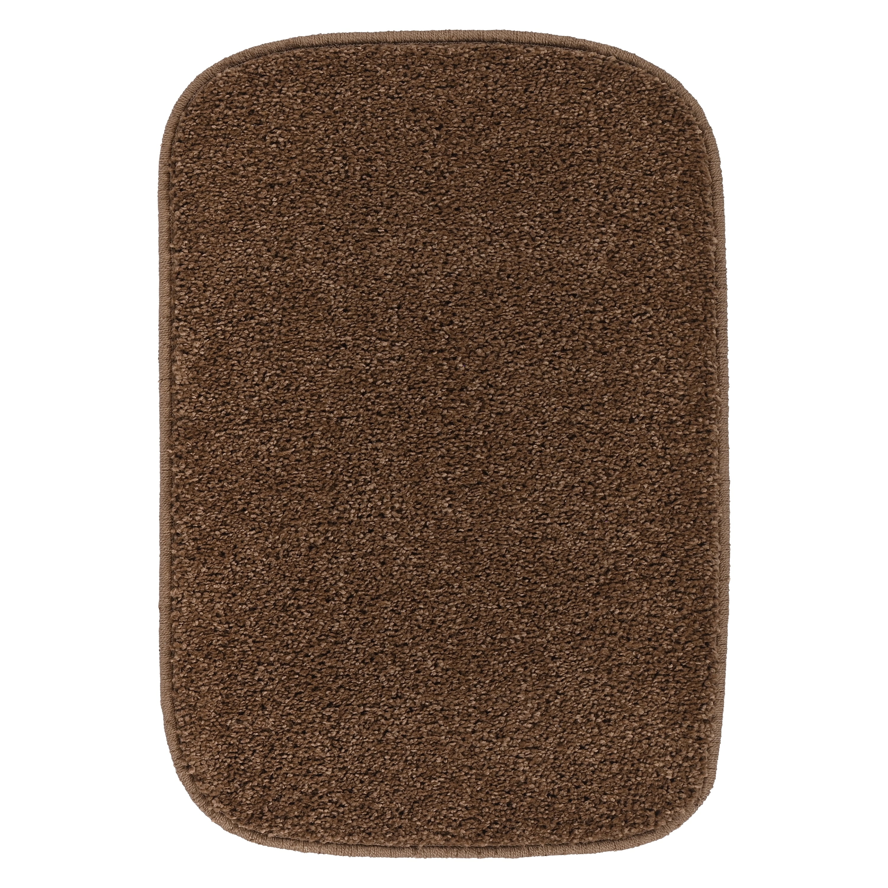 Garland Rug Gramercy Washable Polypropylene Cinnamon Bath Rug, 17" x 24 ...