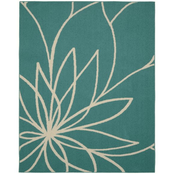 8x10 Teal Area Rug