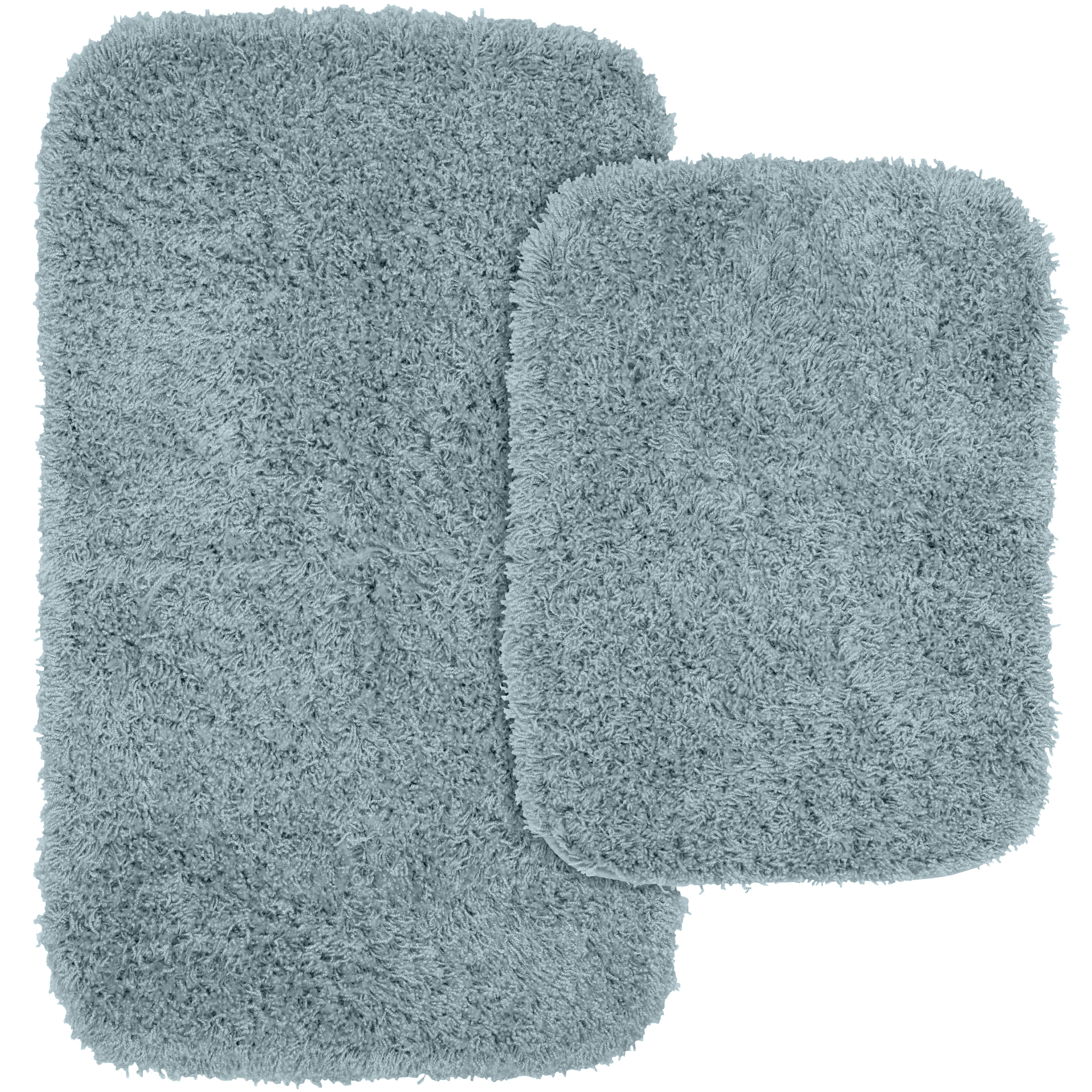 Garland Rug Jazz 2 Piece Shaggy Nylon Washable Bathroom Rug Set Basin ...