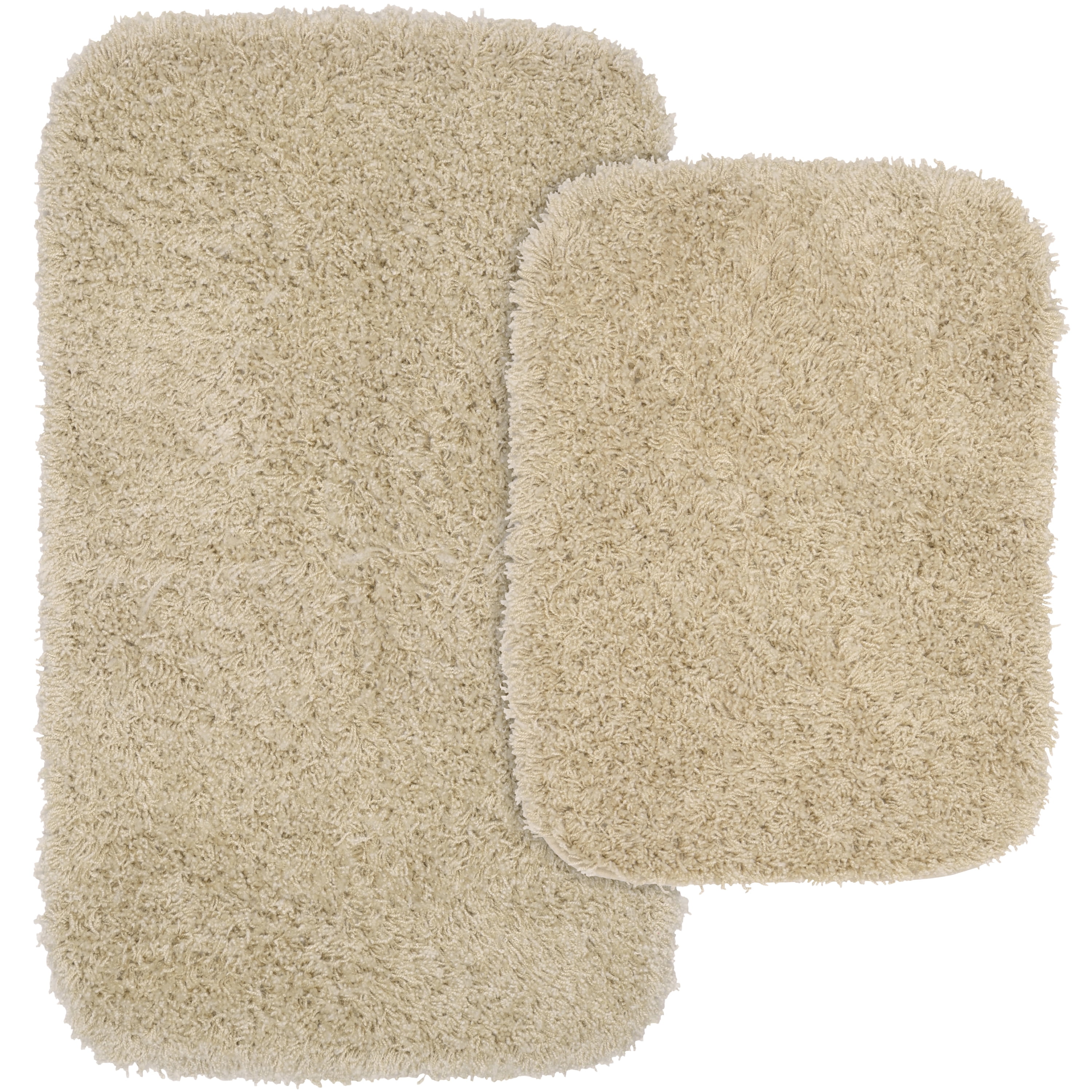 Garland Rug Jazz Washable Bath Rug Set, 2 Piece Set (17"x24" Bath Rug ...
