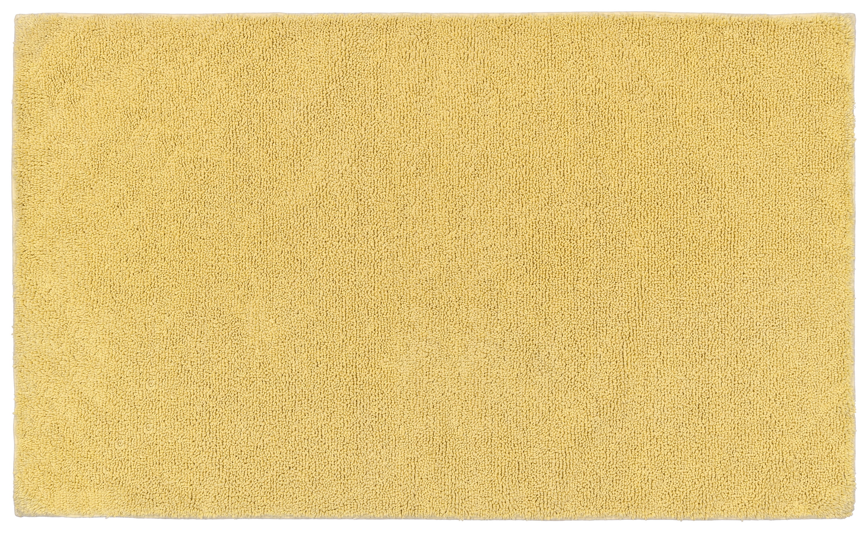 Garland Rug Queen Cotton Washable Cotton Soft Yellow Bath Rug, 30" x 50 ...