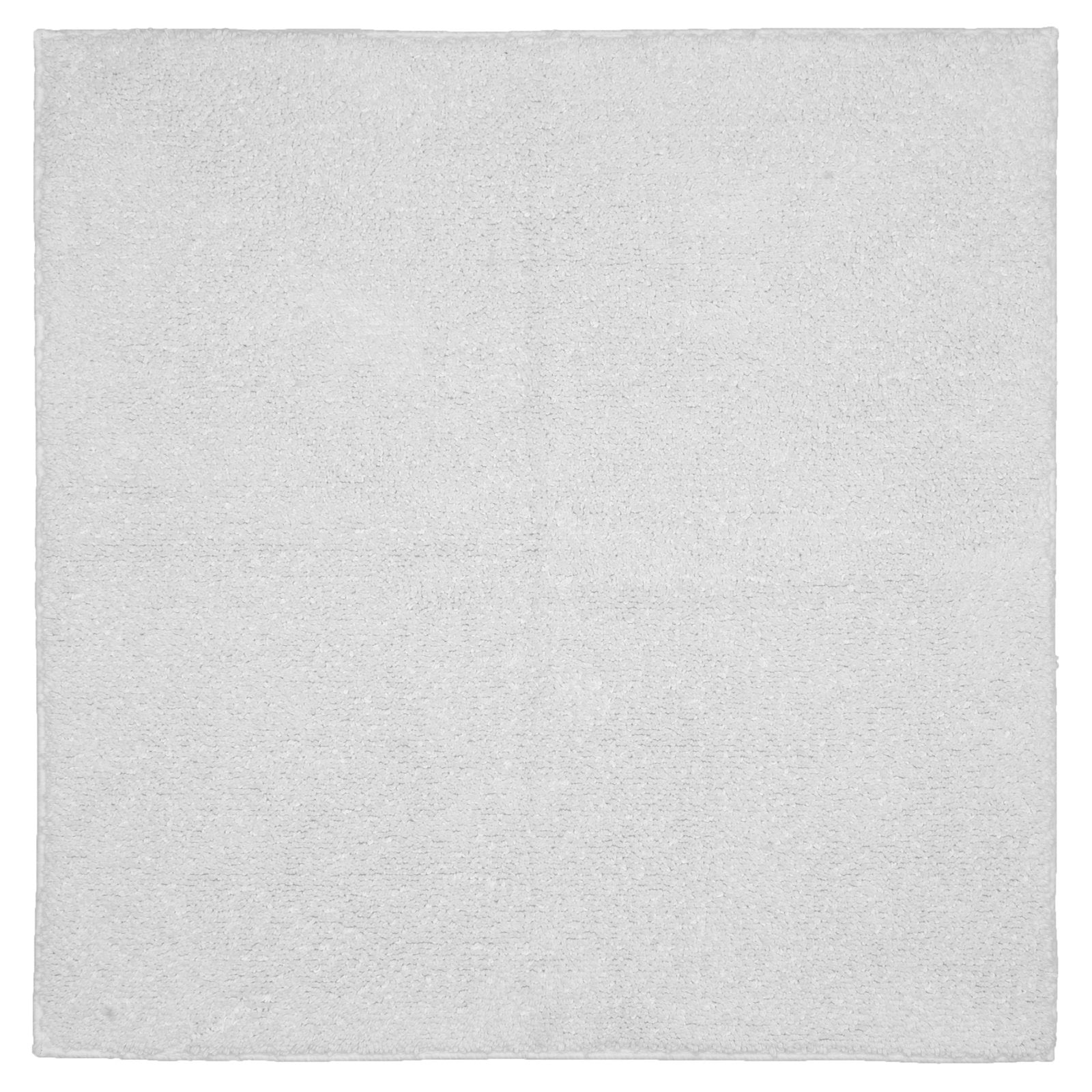 Garland Rug Queen Cotton Washable White Square Bath Rug, 36" x 36 ...