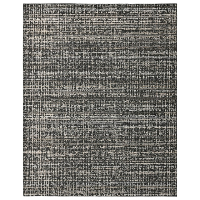 Garland Rug Rumba Polypropylene Cinder Gray/Earth Tone Indoor Area Rug ...