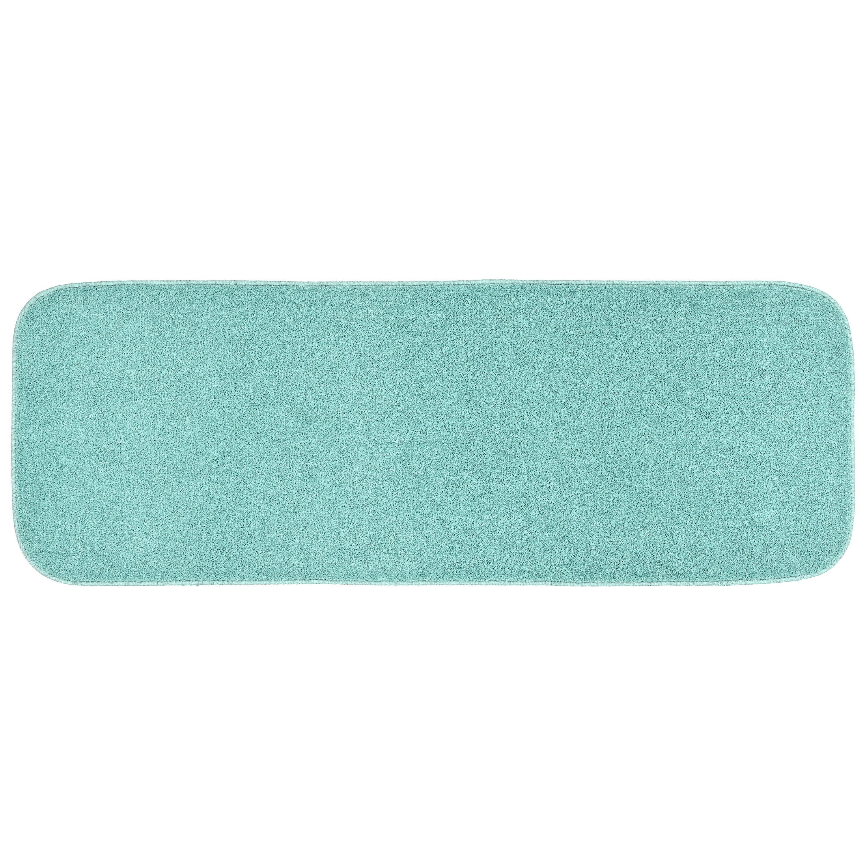 Garland Rug Sedona Washable Polypropylene Sea Foam Bathroom Runner, 22 ...