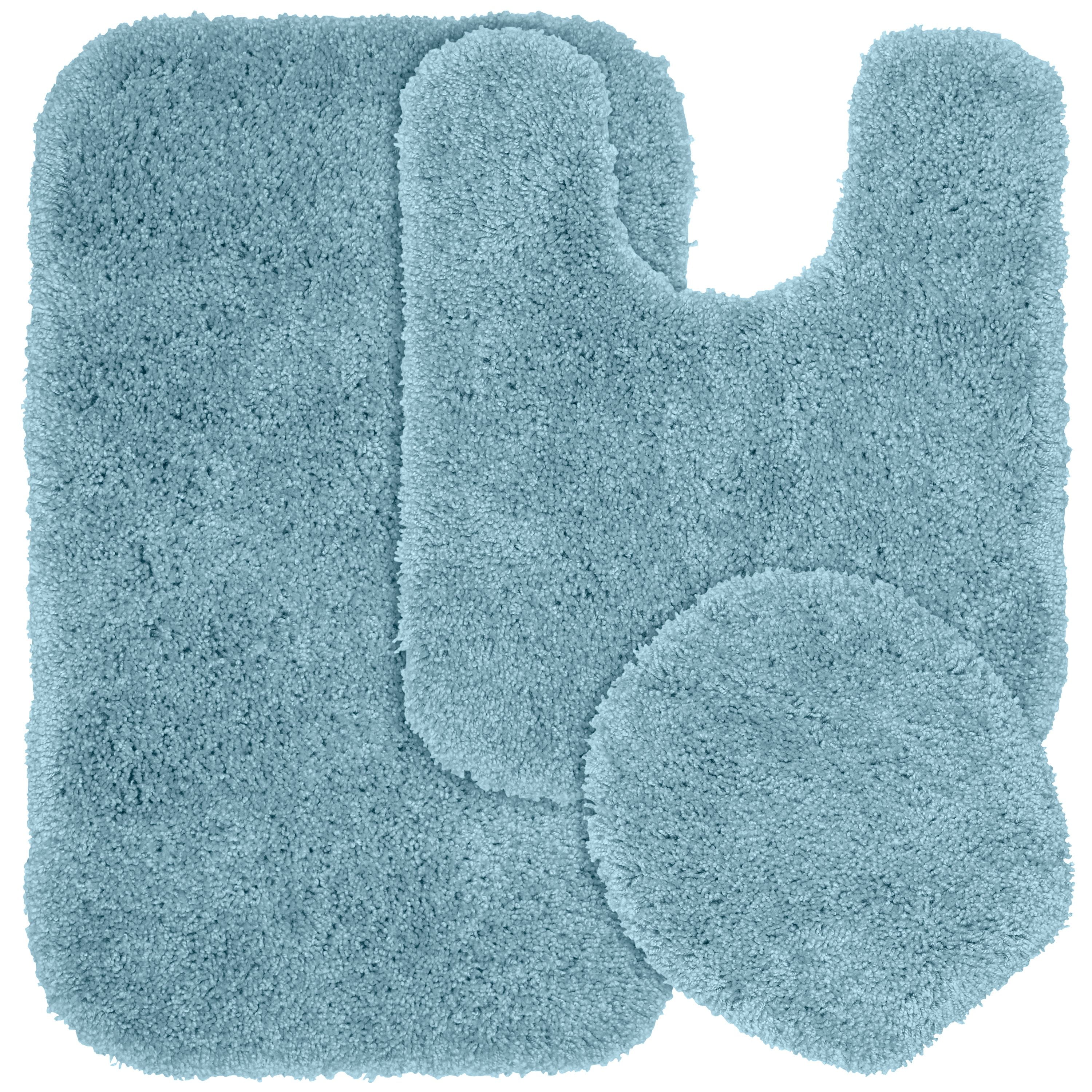 Garland Rug Serendipity Washable Nylon Bath Rug Set, 3 Piece Set (21 ...