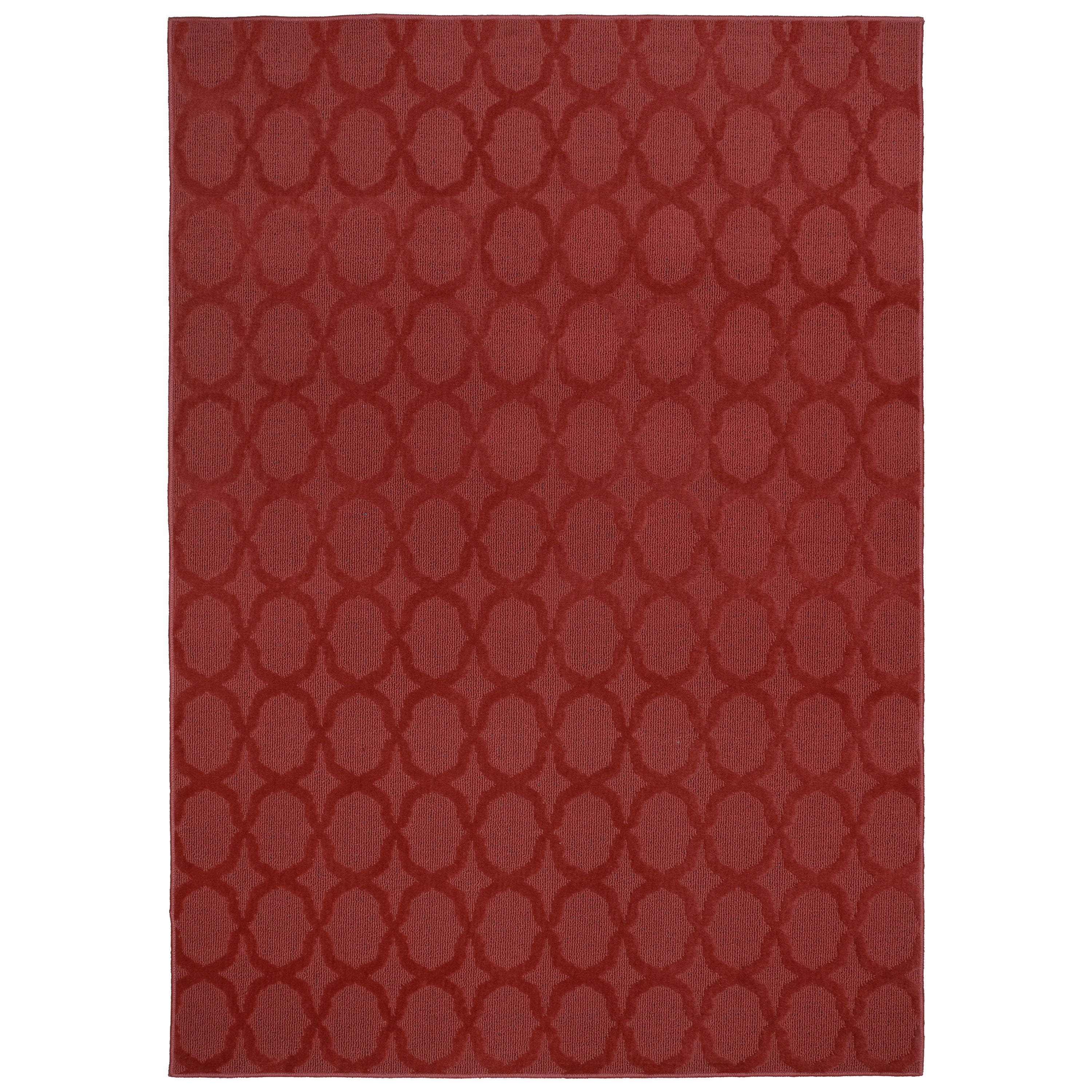 Garland Rug Sparta 6 ft. x 9 ft. Area Rug Chili Red - Walmart.com