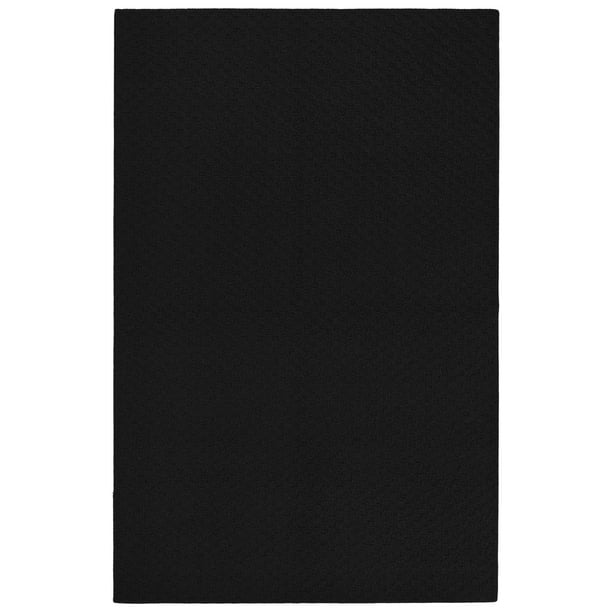 Garland Rug Town Square Polypropylene Black Indoor Area Rug, 12' x 15 ...