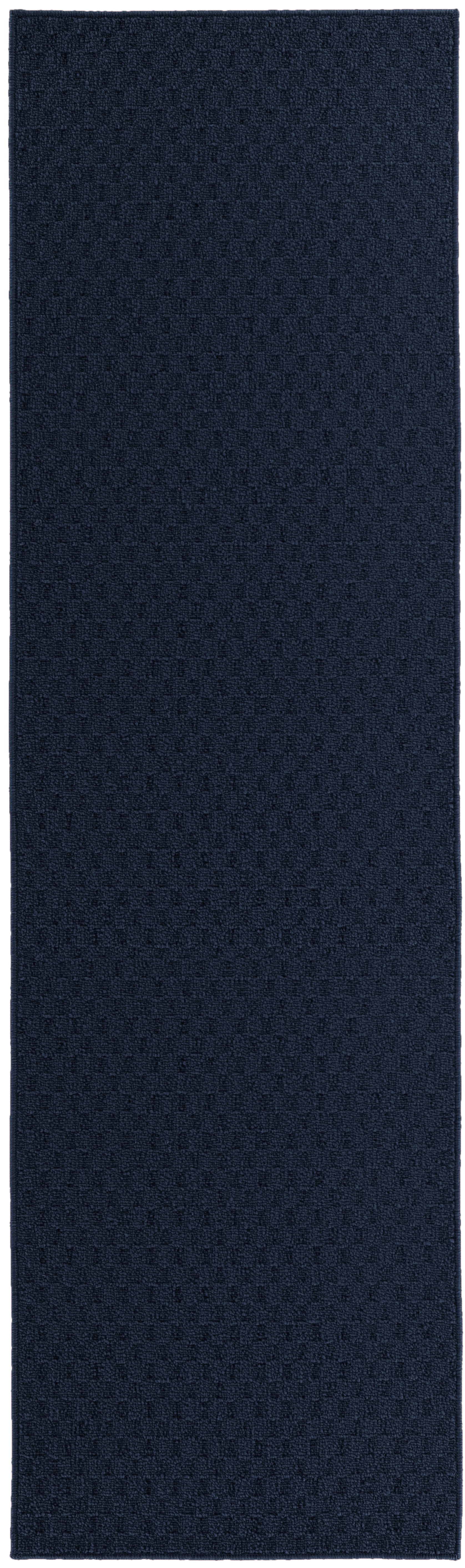 Garland Rug Town Square 2 ft. x 12 ft. Skid Resistant Runner Rug Navy ...