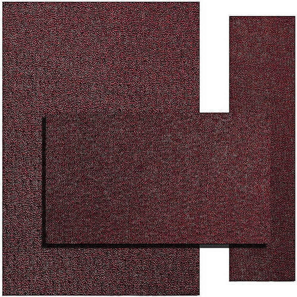 Garland Rug Town Square 3 Piece Area Rug Set (5'x7', 3'x4', 24"x60 ...