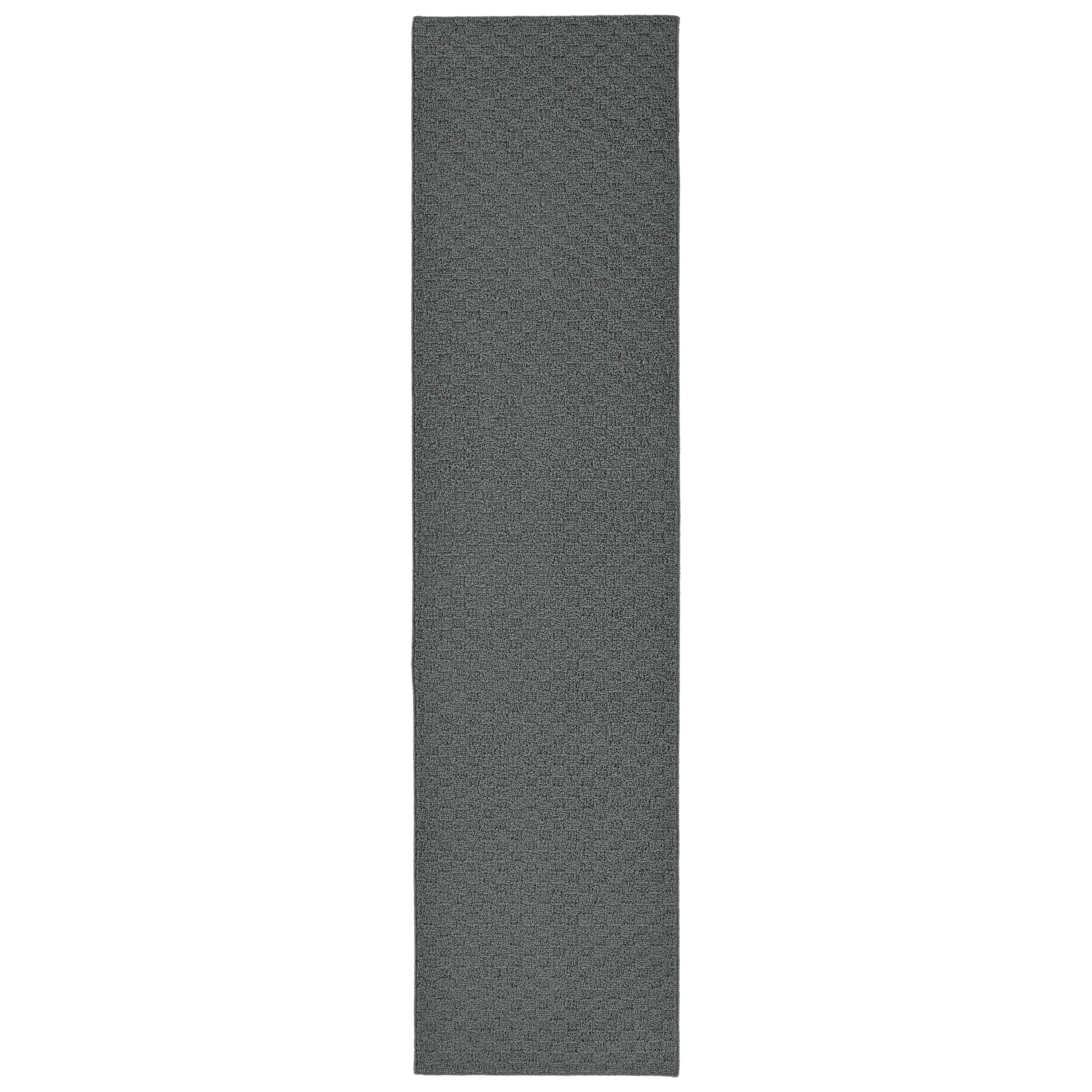 Garland Rug Town Square Polypropylene Cinder Gray Indoor Runner Rug, 2 ...