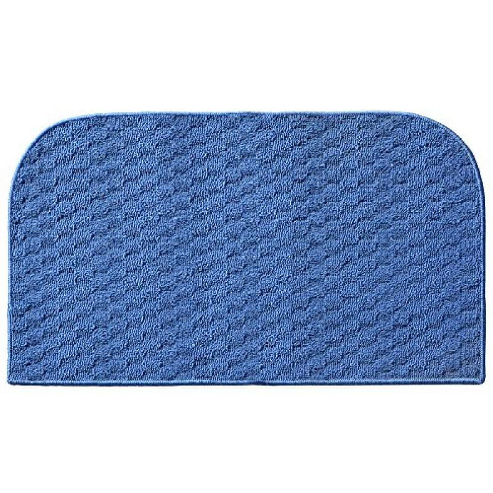 Garland Rug Town Square Solid Sky Blue 18"x30" Kitchen Slice Accent Rug ...