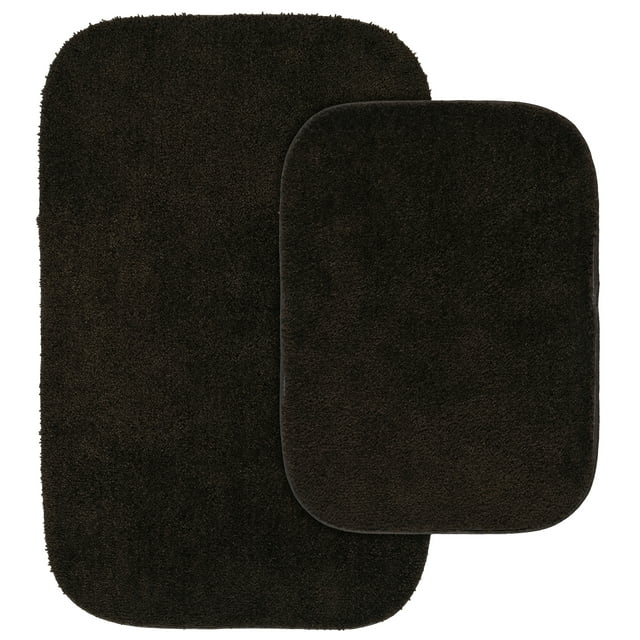 Garland Rug Traditional 2 Piece Nylon Washable Bathroom Rug Set ...