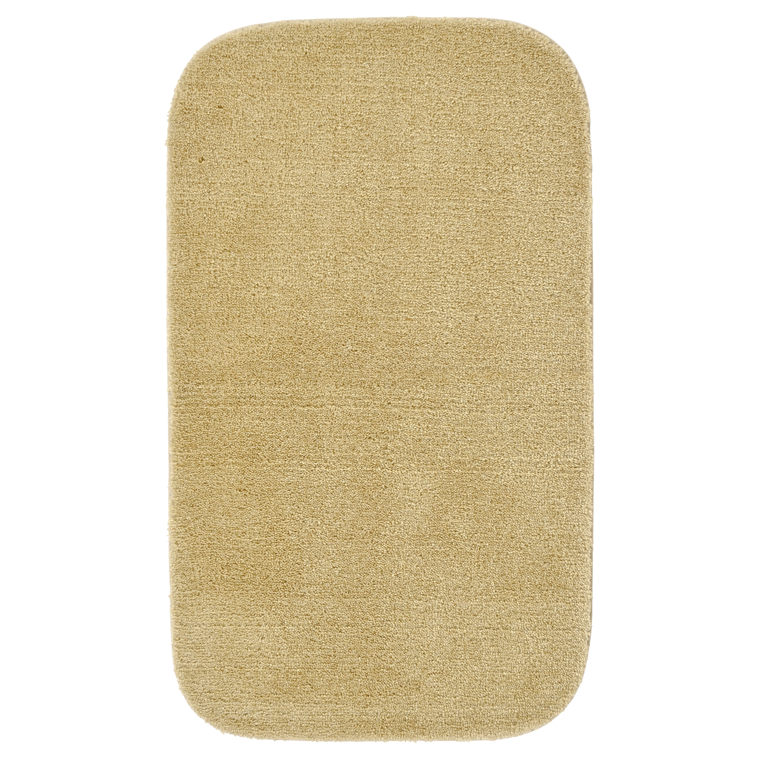 Garland Rug Traditional Washable Nylon Linen Bath Rug, 24" x 40 ...