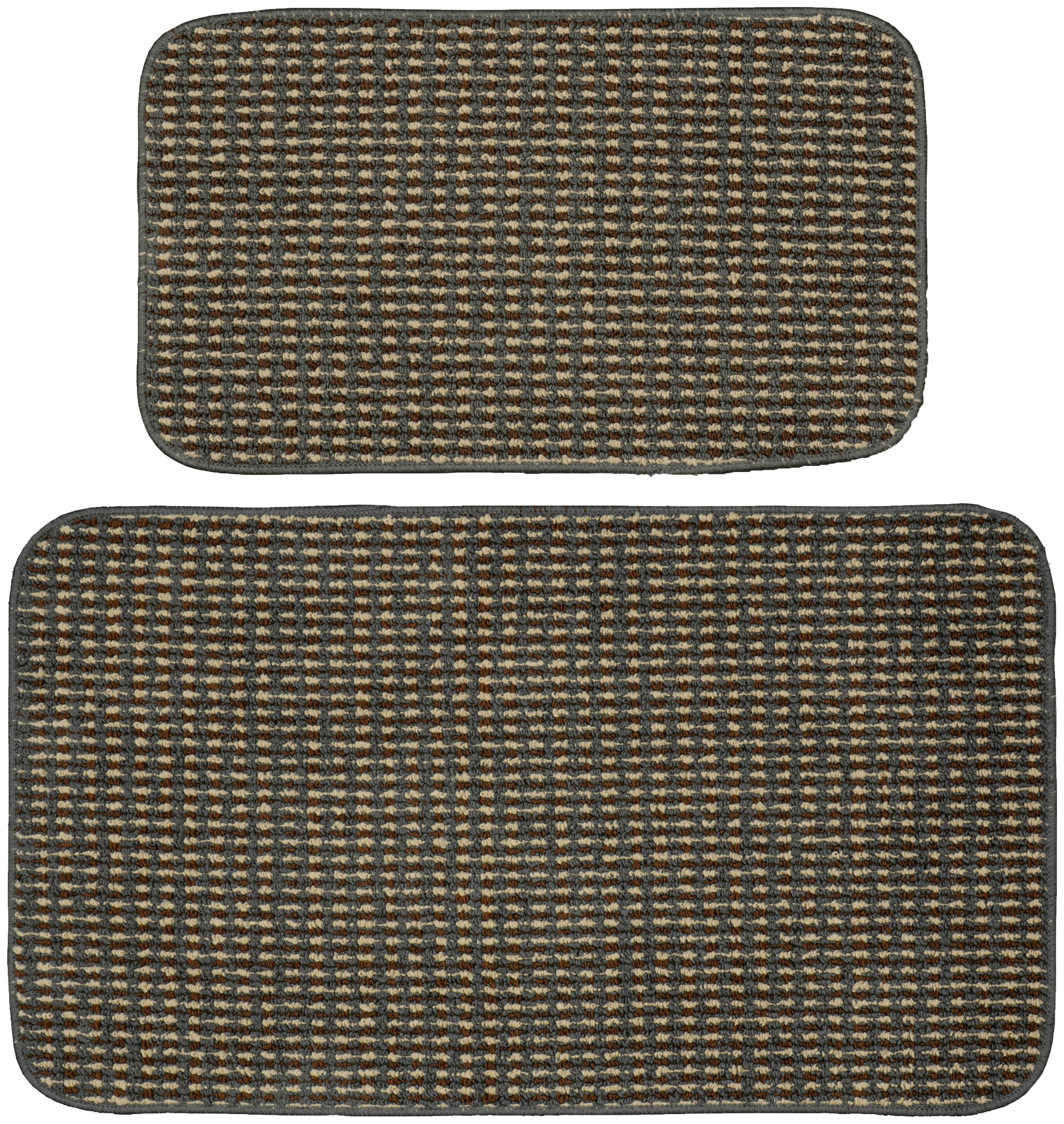 Garland Rugs Berber Coloriations 2 piece Kitchen Rug Set 24 inches x 40 ...