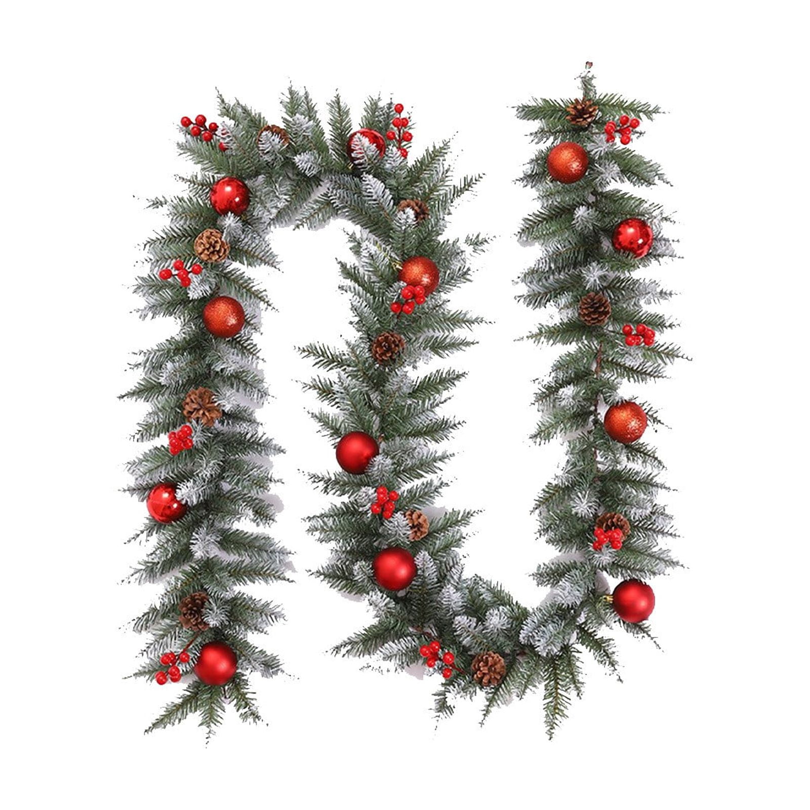 Garlands Christmas Hwkond Christmas Decoration Rattan Fireplace Door ...